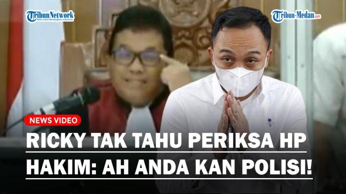 Hakim Geleng Kepala Dengar Ricky Tak Tahu Untuk Apa HP Diperiksa, Hakim ...