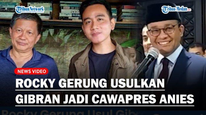 Rocky Gerung Usulkan Gibran Rakabuming Jadi Cawapres Dampingi Anies Baswedan - Tribun-medan.com