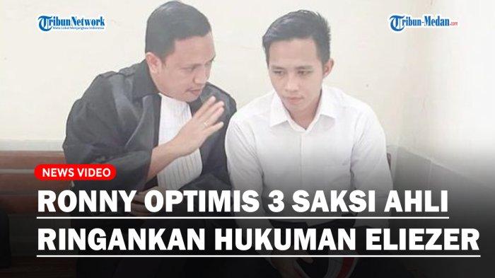 Ronny Talapessy Optimis Tiga Saksi Ahli Dapat Meringankan Hukuman Eliezer - Tribun-medan.com