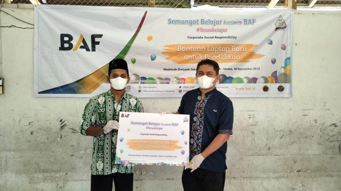 CSR BAF Caring for Children, Berikan Bantuan Laptop Baru ke 12 Sekolah ...