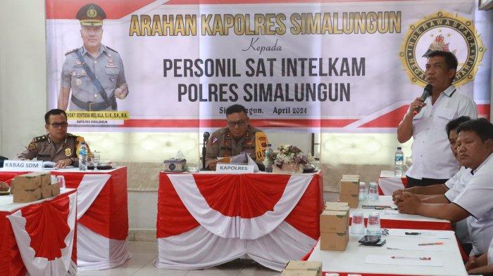 Kapolres Simalungun Pimpin Arahan Kinerja Personel Sat Intelkam Mampu ...
