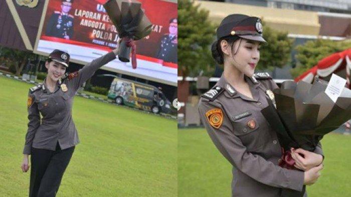 SOSOK Eby Feronica Polwan Cantik di Jatim Mirip Artis Korea, Fotonya ...