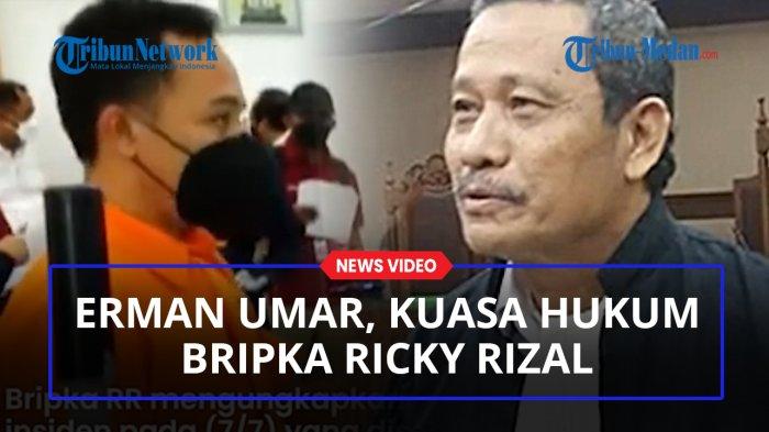 SOSOK Erman Umar, Kuasa Hukum Bripka Ricky Rizal & Soal Pengakuan ...
