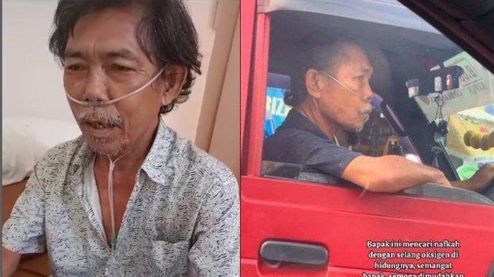 INGAT Pak Saat? Sopir Angkot Viral Kerja Pakai Selang Oksigen Meninggal Dunia, Perantau Asal ...