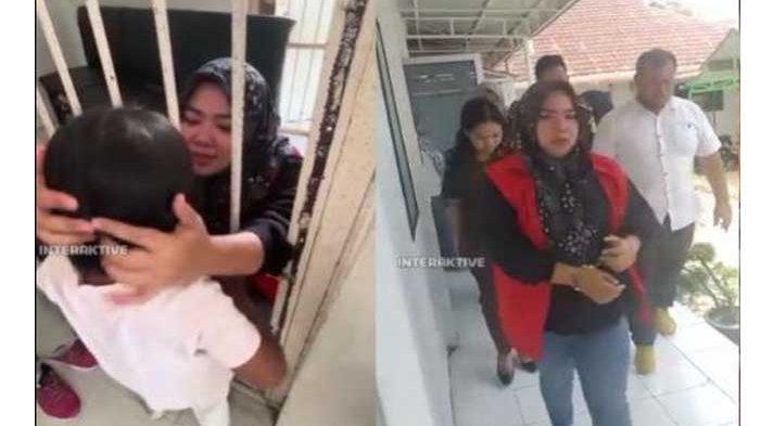 SOSOK Tina Rambe, Viral Peluk Anak dari Balik Jeruji, Ditahan Usai ...