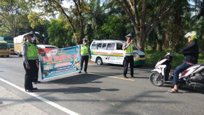 OPS Keselamatan Toba 2022, Satlantas Polres Sergai Imbau Keselamatan Berkendara dan Bagikan ...