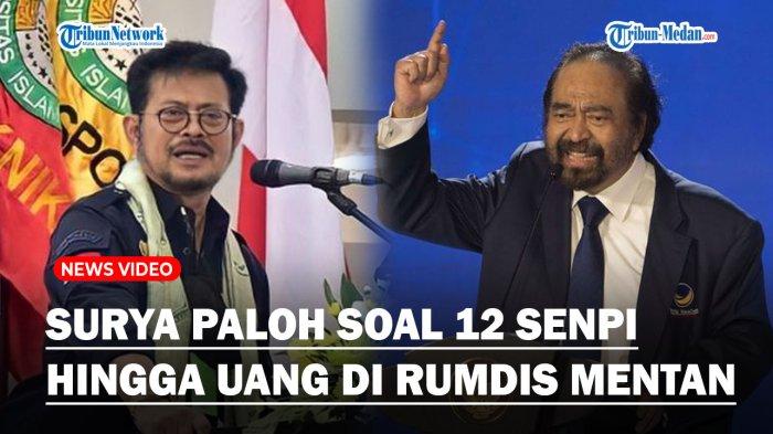 Surya Paloh Soal 12 Senpi Hingga Uang Puluhan Miliar di Rumah Dinas Menteri Pertanian - Tribun ...