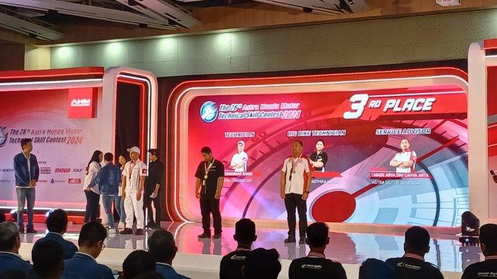 The 28th Astra Honda Technical Skill Contest 2024, Mekanik Honda Sumut ...