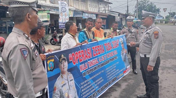 Sat Lantas Polres Pelabuhan Belawan Sosialisasikan Ops Zebra Toba 2024 ...