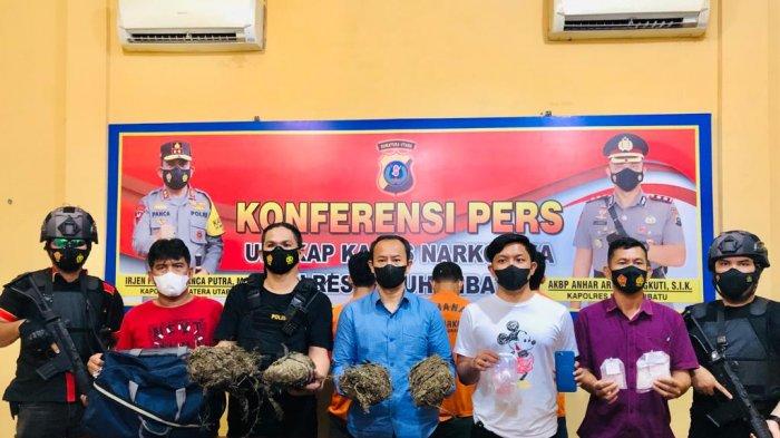 3 Kg Ganja Gagal Beredar 3 Pelaku Kini Diamankan Sat Res Narkoba Polres Labuhanbatu - Tribun ...
