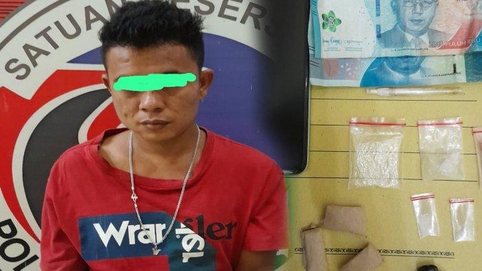 Satnarkoba Polres Padanglawas Gagalkan Penjualan Narkoba di Pasar Sibuhuan - Tribun-medan.com