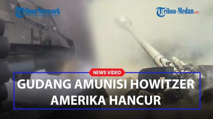 Satu Gudang Peluru Meriam Howitzer dari Amerika Hancur Lewat Serangan ...