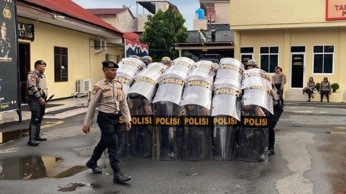 Jelang Pilkada Serentak, Polres Sibolga Gelar Latihan Pengendalian Massa - Tribun-medan.com
