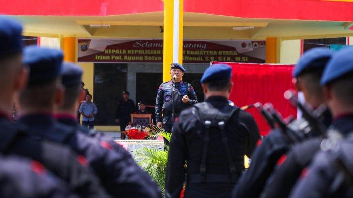 Kapolda Sumut Meresmikan Gedung Satya Haprabu Mako Kompi 4 Batalyon C Sat Brimob - Tribun-medan.com