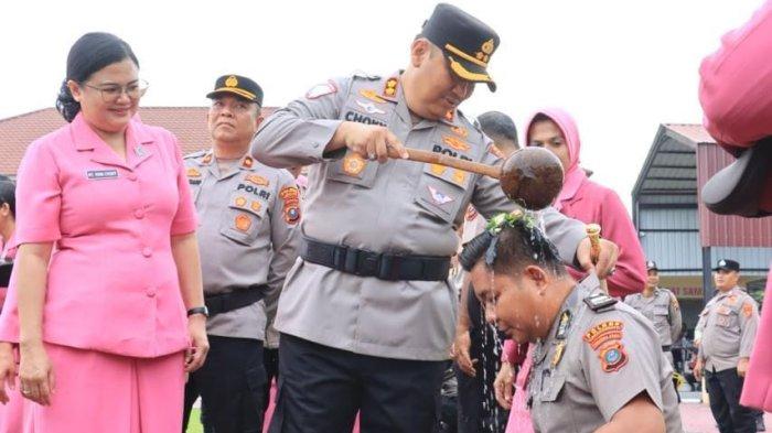 32 Personel Polres Labuhanbatu Naik Pangkat, Kapolres: Bukan Hadiah, Tapi Amanah - Tribun-medan.com