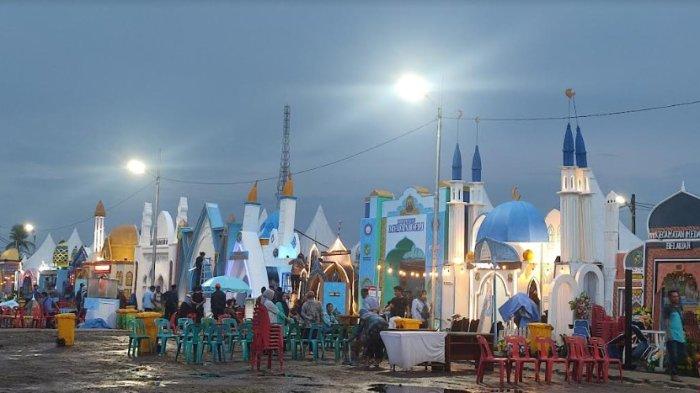 Beragam Stan dengan Bentuk Unik Hiasi Pembukaan MTQ Kota Medan Malam ...