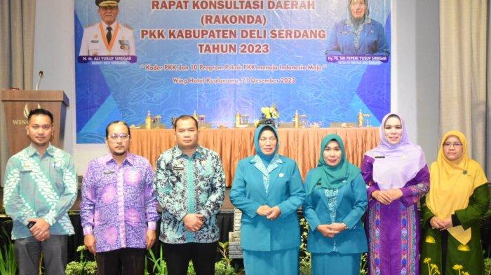 Rakonda PKK Deli Serdang, Pemantapan Program Kerja - Tribun-medan.com