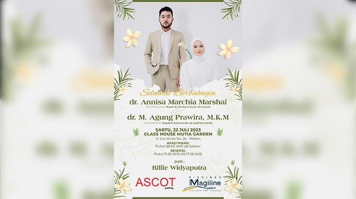 Selamat Menempuh Hidup Baru untuk dr. Annisa Marchia Marshal dan dr. M ...