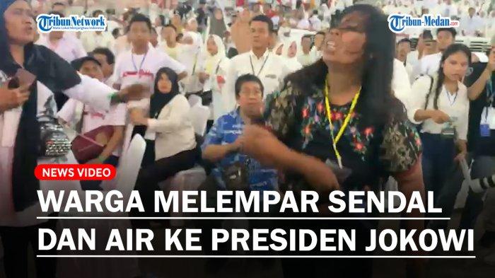 Siapa Wanita yang Berani Lempar Sandal ke Presiden Jokowi ? Terindikasi ...