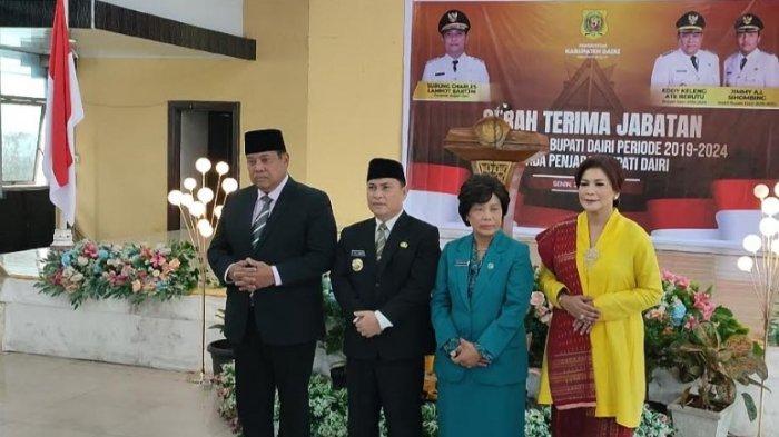 Resmi, Eddy Berutu Serah Terima Jabatan Bupati Dairi pada Charles ...