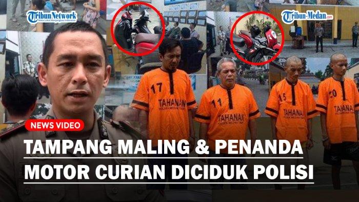 Sering Beraksi, 2 Maling dan 2 Penadah Motor Hasil Curian Diciduk Polisi - Tribun-medan.com