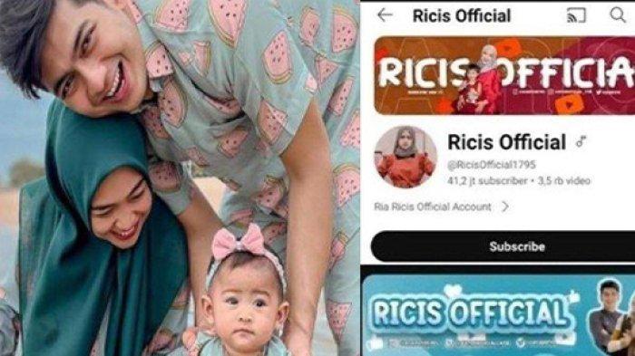 USAI Bagi Jadwal Asuh, Ria Ricis Hapus Foto Suami dari Banner YouTube ...