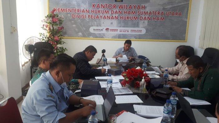 Laksanakan Permenkumham Nomor 17 Tahun 2021, Kanwil Kemenkumham Sumut Adakan Sidang MKNW ...