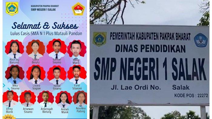 SELAMAT! 13 Orang Pelajar SMP Negeri 1 Salak Berhasil Diterima Masuk di ...