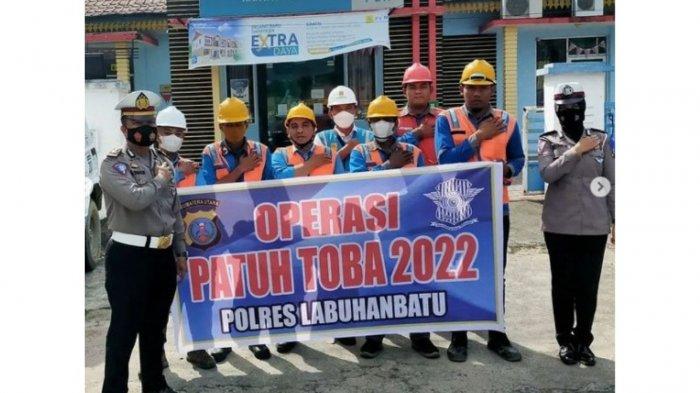 Polres Labuhanbatu Sosialisasi Ops Patuh Toba 2022 Kepada Pegawai PLN - Tribun-medan.com
