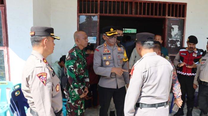 Pastikan Logistik Aman, Kapolres Dairi Cek Sejumlah PPK Pasca Pemilu 2024 - Tribun-medan.com