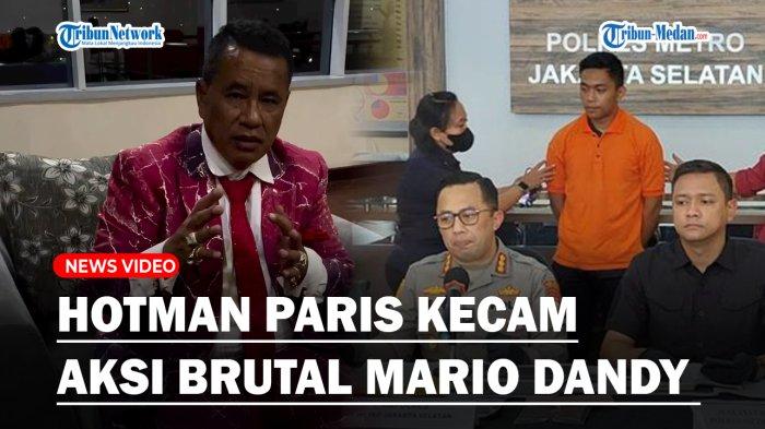 TANGGAPAN Hotman Paris Soal Kasus Mario Dandy, Anak Pejabat Pajak yang Aniaya Remaja - Tribun ...