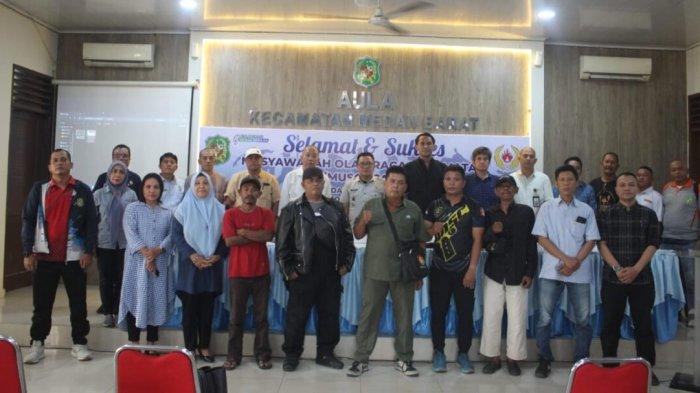 KONI Kecamatan Medan Barat Target Juara di Porkot 2025 - Tribun-medan.com