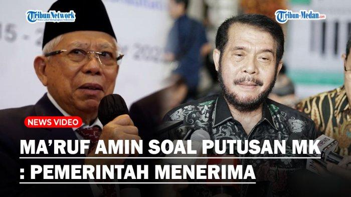 TEGAS! WAPRES Ma'ruf Amin Angkat Bicara Terkait Putusan MK Terkait ... TEGAS! WAPRES Ma'ruf Amin Angkat Bicara Terkait Putusan MK Terkait ...