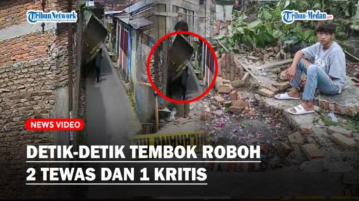 DETIK-DETIK Tembok SPBU di Pancurbatu Roboh Timpa Pejalan Kaki, 2 Tewas dan 1 Kritis - Tribun ...