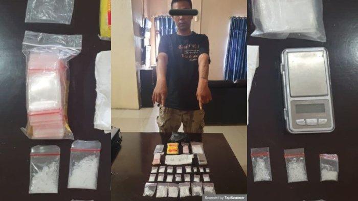 Pengedar Sabu, Ditangkap Satres Narkoba Polres Tanah Karo di Dalam Rumahnya - Tribun-medan.com
