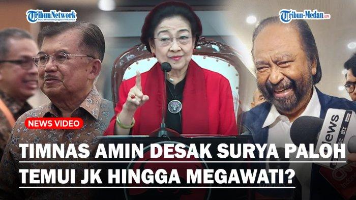 TIMNAS AMIN Harap Surya Paloh Temui JK Hingga Megawati Hingga Singgung Nasib Koalisi Perubahan ...