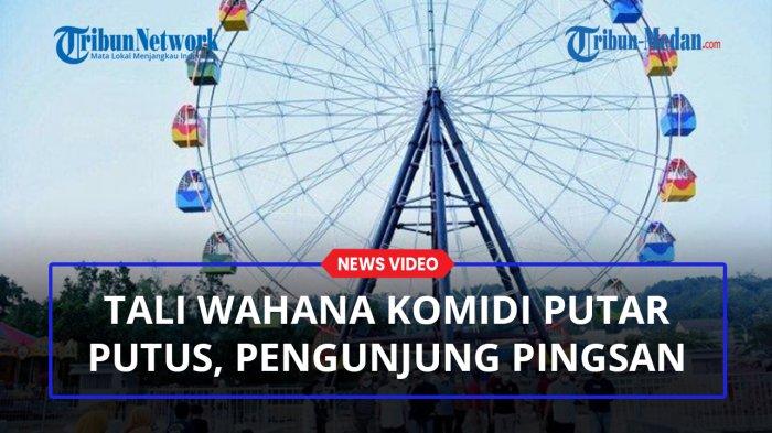 VIRAL, Tali Wahana Komidi Putar Putus, Pengunjung Terjebak di Atas dan ...