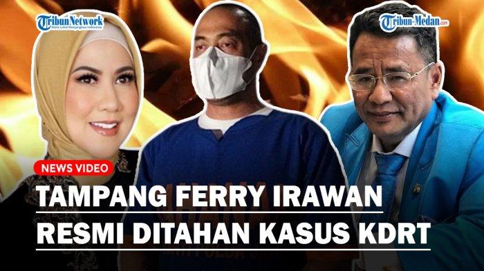 TAMPANG Ferry Irawan Saat Resmi Ditahan Akibat Kasus KDRT Venna Melinda - Tribun-medan.com