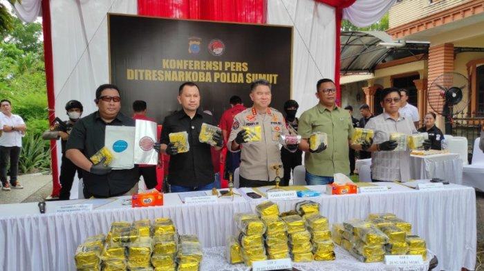Polda Sumut Ungkap Pengiriman 100 Kg Sabu, Gudang dan Tempat Pengemasan ...