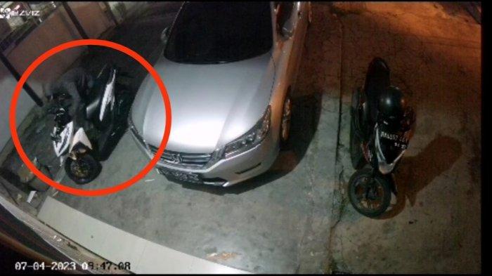 MALING Kembali Beraksi di Medan, Baru Sebentar Parkir, Sepeda Motor ...