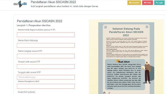 Langkah Pertama Mendaftar Cpns 2023 Bikin Akun Sscasn Akses