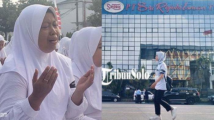 MOMEN Haru Hari Terakhir Karyawan Sritex, Kumpul di Lapangan Corat-coret Baju hingga Foto ...