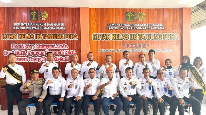 Rutan Tanjung Pura Terima Kunjungan Kerja Wamenkumham RI Edward Omar Sharif Hiariej - Tribun ...