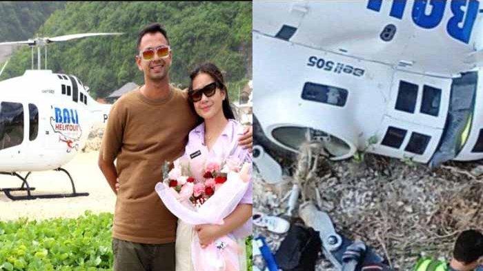 Terlilit Tali Layangan, Helikopter Wisata Jatuh di Bali, Benarkah Milik Raffi Ahmad? - Tribun ...