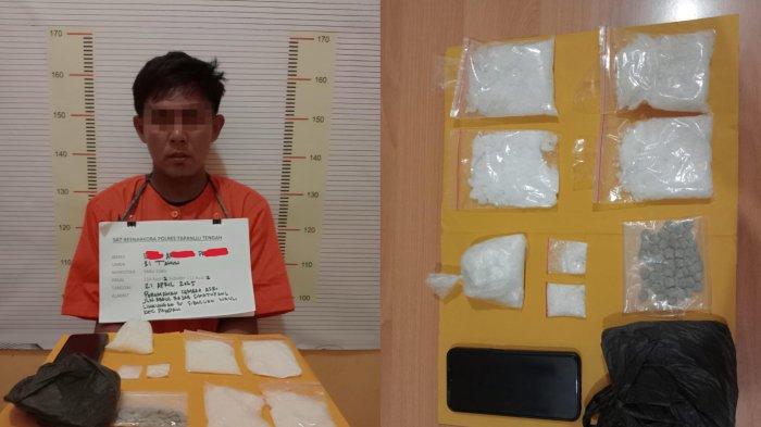 Polres Tapteng Tangkap Pengedar Sabu dan Ekstasi di Sibuluan Nauli - Tribun-medan.com