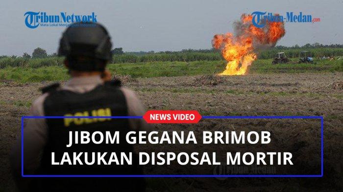 Tim Jibom Gegana Brimob Polda Sumut Lakukan Disposal Temuan Mortir di ...