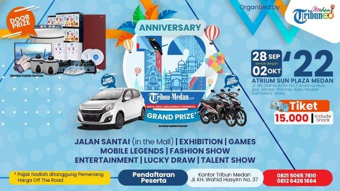 Anniversary ke-12, Tribun Medan Adakan Event Terheboh Selama 5 Hari ...