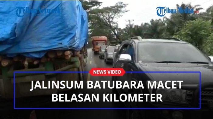 Truk Kayu Mogok, Jalinsum Batubara Macet Belasan Kilometer - Tribun-medan.com