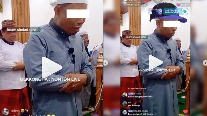 VIRAL Ustaz Jadi Imam Salat Tarawih Sambil Live TikTok hingga Dapat Gift, Aksinya Tuai Kecaman ...