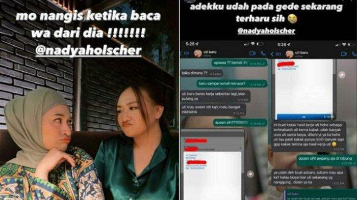 Nathalie Holscher Mau Nangis Baca WA Adik, Dikirimi Uang Lebih Besar ... Nathalie Holscher Mau Nangis Baca WA Adik, Dikirimi Uang Lebih Besar ...